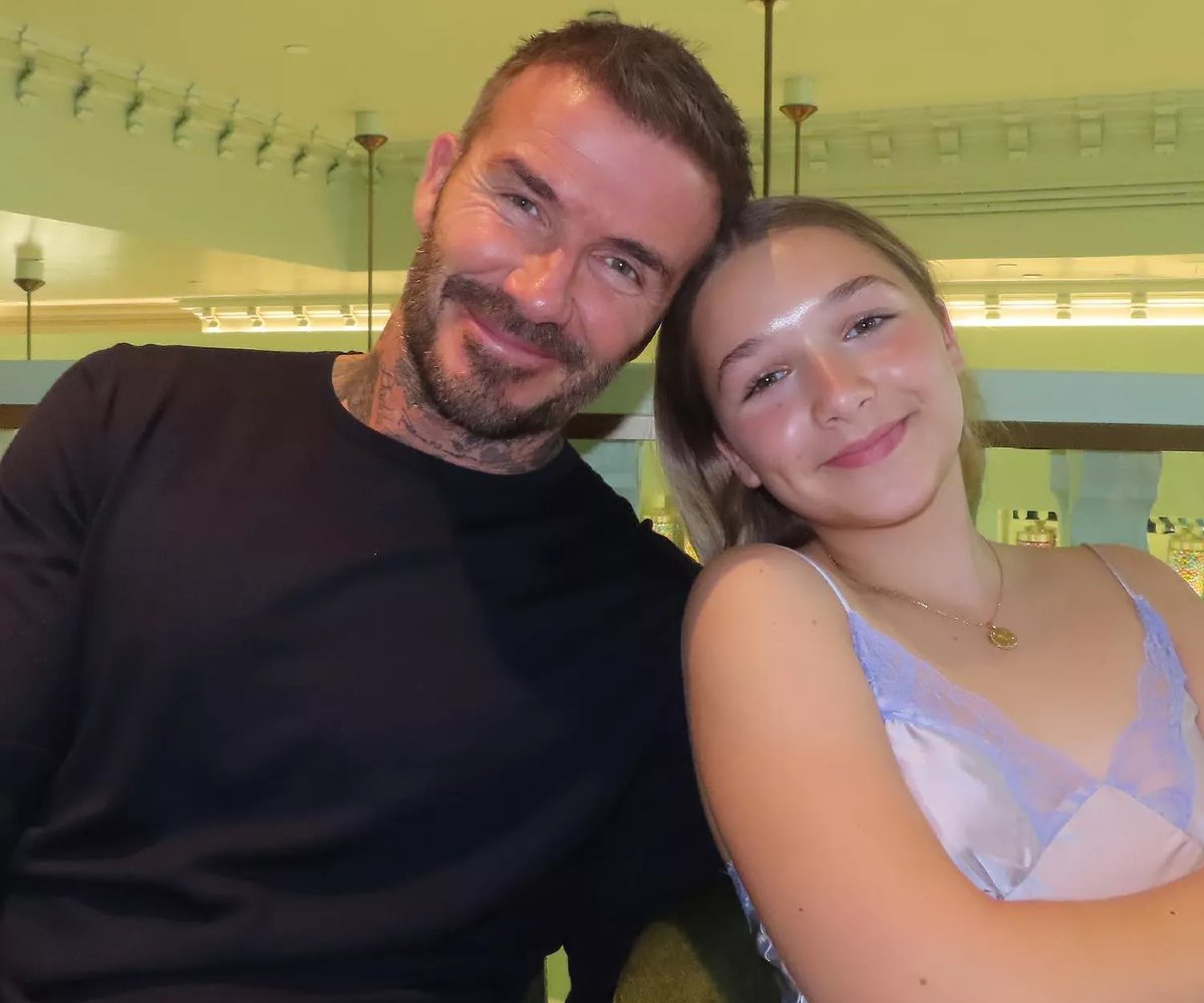 Los Beckham celebraron el cumpleaños 12 de Harper en el lujoso café de ...