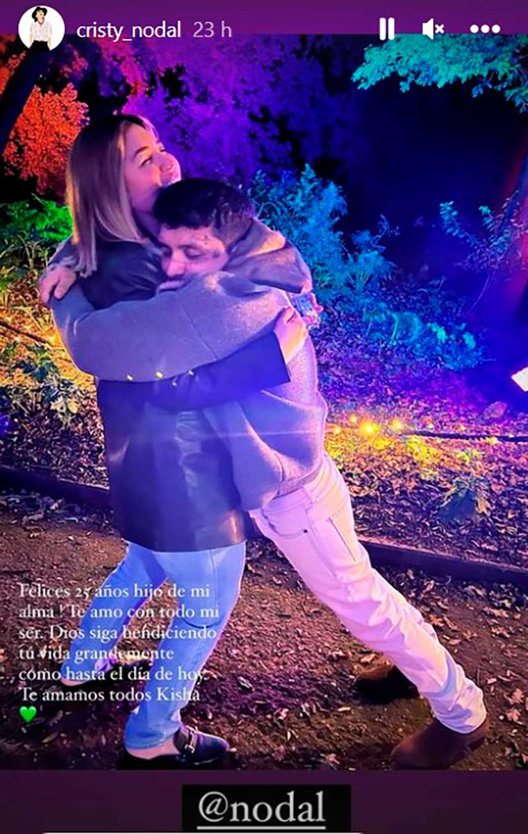 Christian Nodal celebró su cumpleaños 25 en Argentina con sorpresas de ...