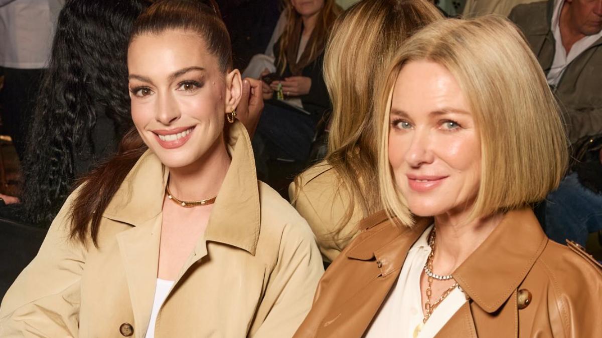 Anne Hathaway se roba el protagonismo en el desfile de Ralph Lauren