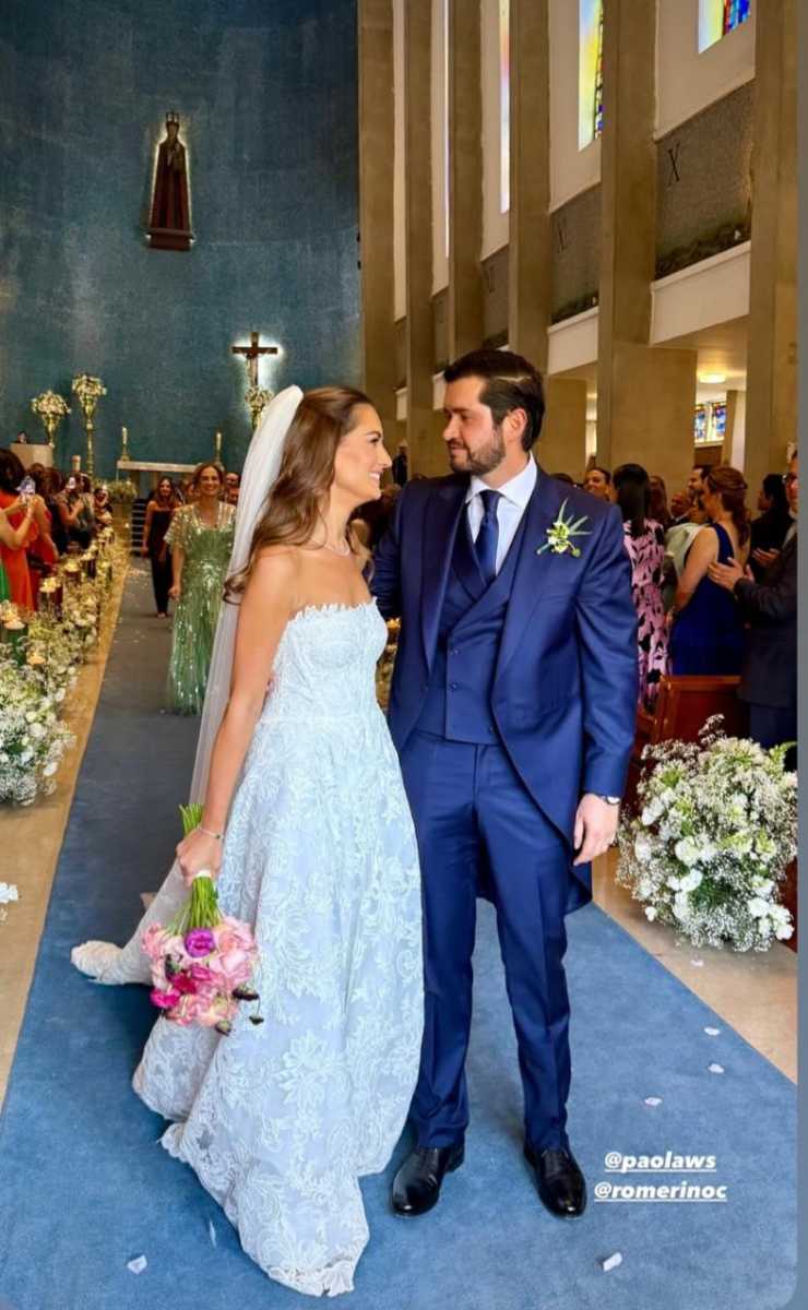 Se casan Paola Wurtz y Rodrigo Merino en una boda de ensueño